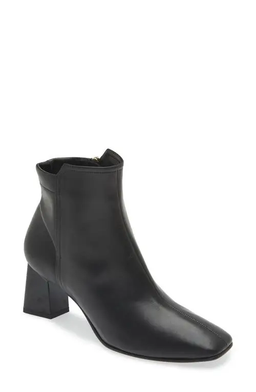 Naot Dolly Square Toe Bootie - Stretch Nappa Leather/ Black