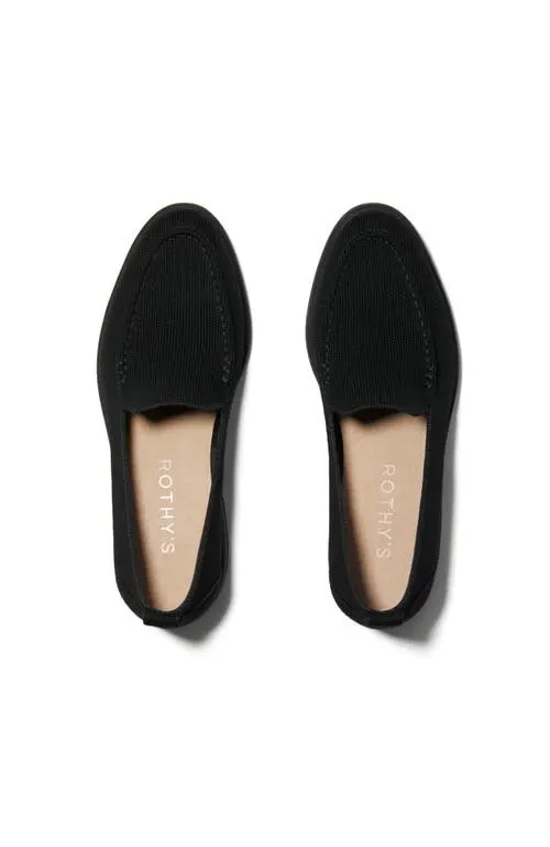 Rothy's The Lug Loafer - Onyx Black