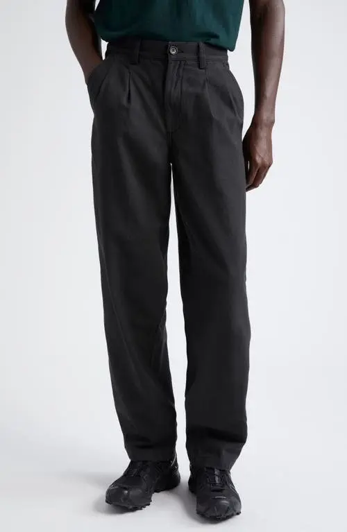 NOAH Double Pleat Cotton Pants