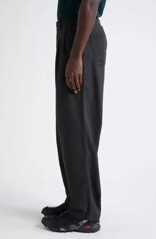 NOAH Double Pleat Cotton Pants
