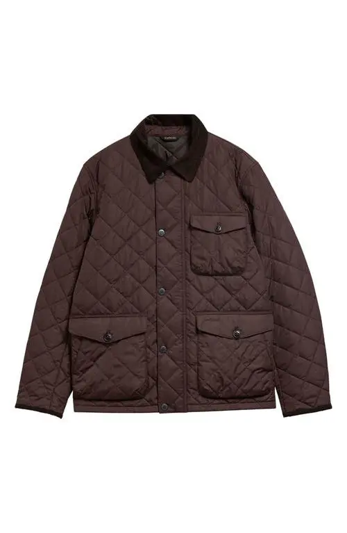 Barbour Hornby Quilted Jacket - Black Oak