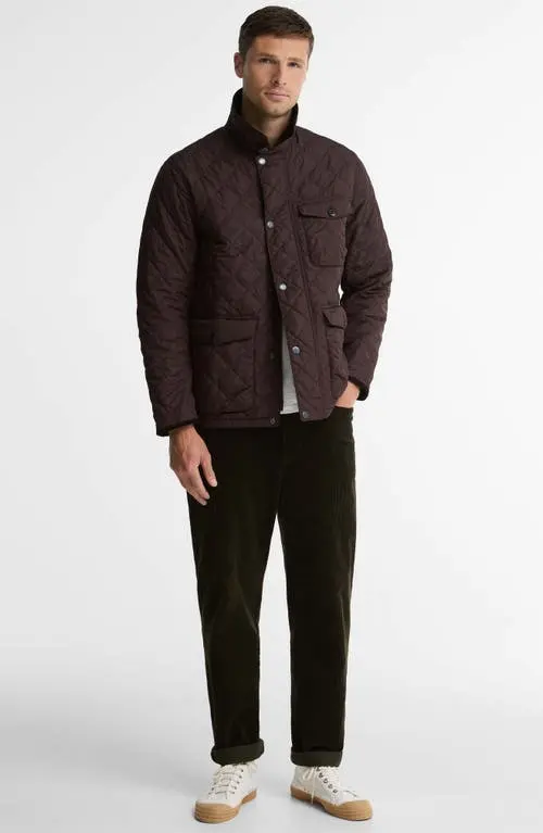 Barbour Hornby Quilted Jacket - Black Oak