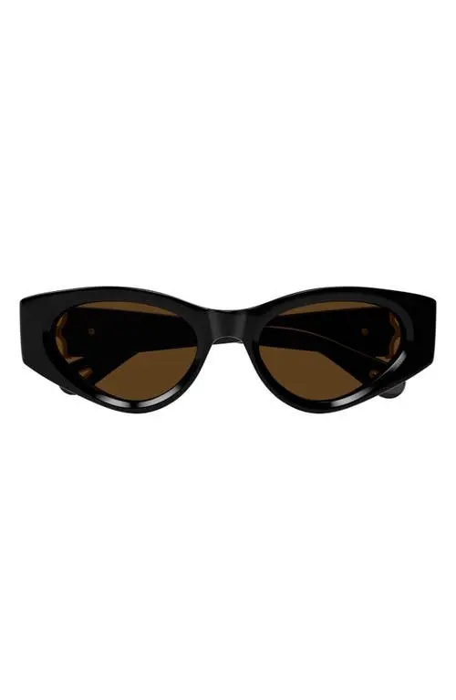 Chloé 52mm Cat Eye Sunglasses - Black