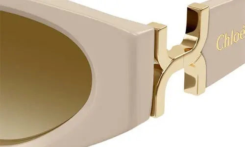 Chloé 52mm Cat Eye Sunglasses - Ivory