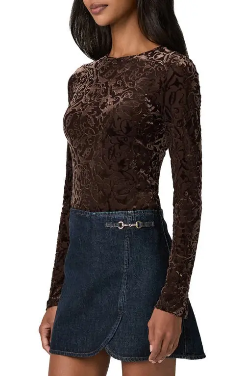 Paige Chelle Burnout Velvet Top