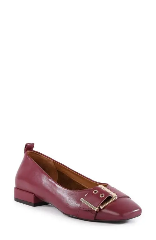 Seychelles Cambridge Leather Pumps - Burgundy Leather