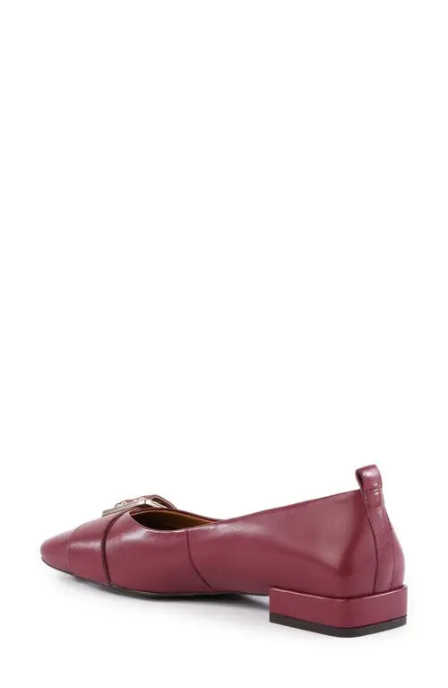 Seychelles Cambridge Leather Pumps - Burgundy Leather