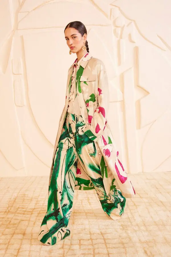 Ulla Johnson Palette Printed Cotton Twill Trench Coat