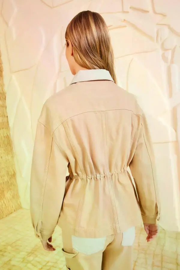 Ulla Johnson The Dylan Jacket - Limestone Patchwork