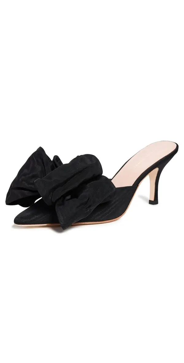 LOEFFLER RANDALL Margot Bow Mules - Black