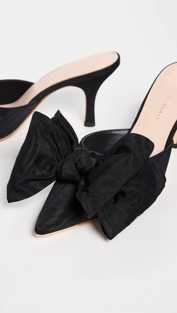 LOEFFLER RANDALL Margot Bow Mules - Black