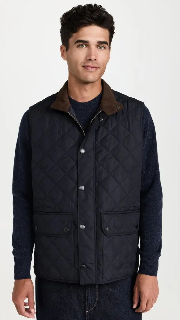 Barbour Lowerdale Quilted Vest - Navy