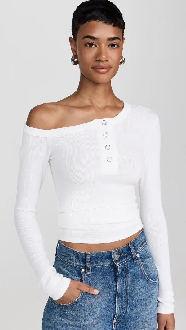 THE LINE BY K Harley Top - White