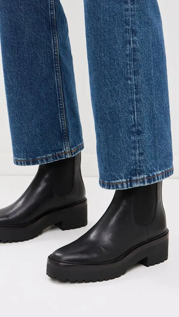 LOEFFLER RANDALL Reggie Chelsea Boots With Rubber Sole