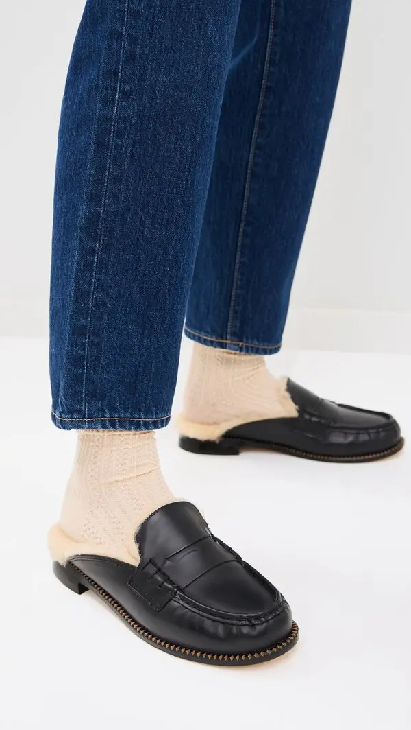 Freda Salvador Temi Shearling Flats