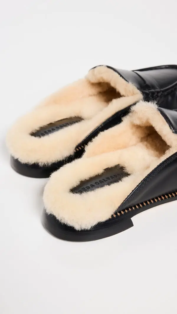 Freda Salvador Temi Shearling Flats