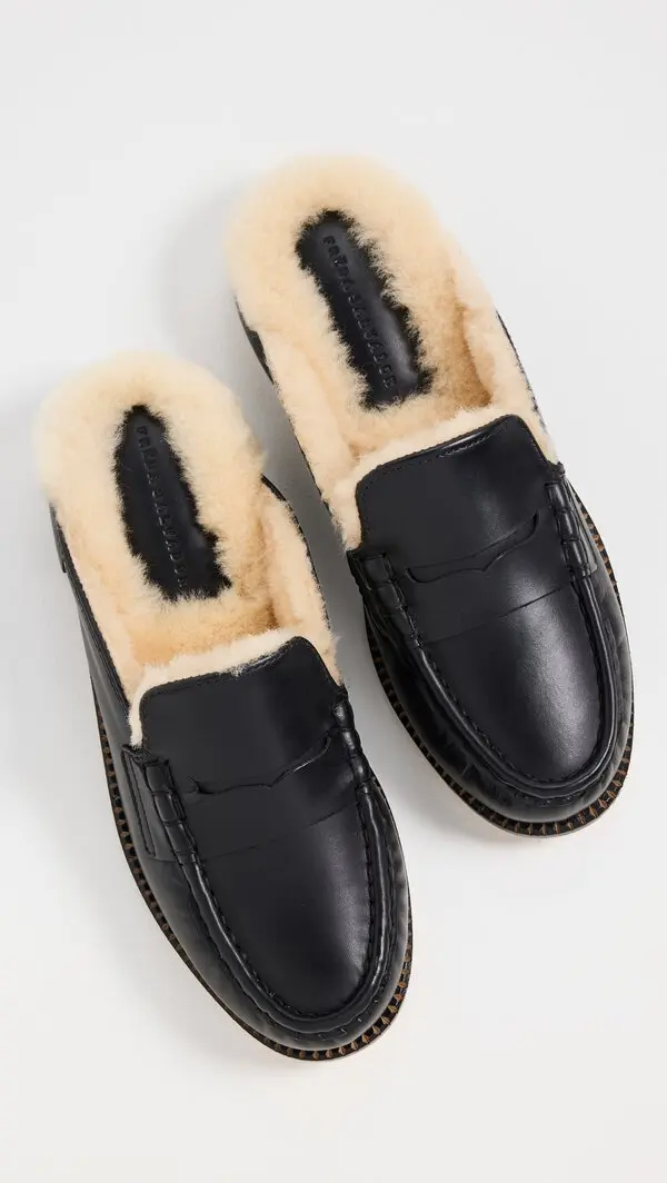Freda Salvador Temi Shearling Flats