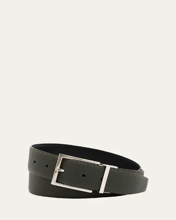 Brioni Reversible Leather Belt
