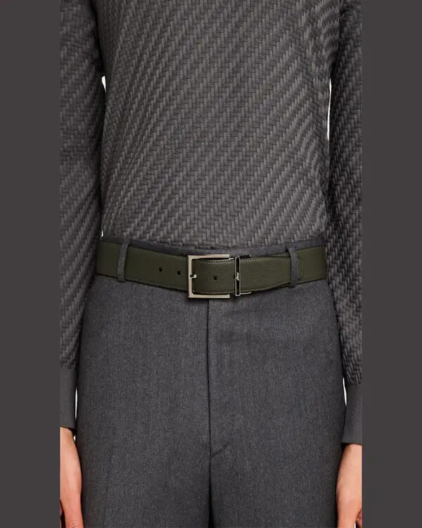 Brioni Reversible Leather Belt