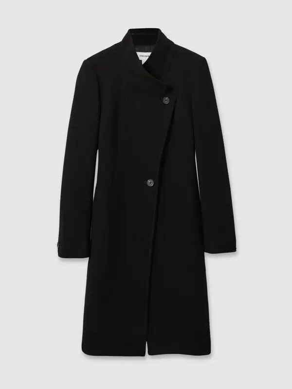 REISS Maude Wool-blend Longline Coat