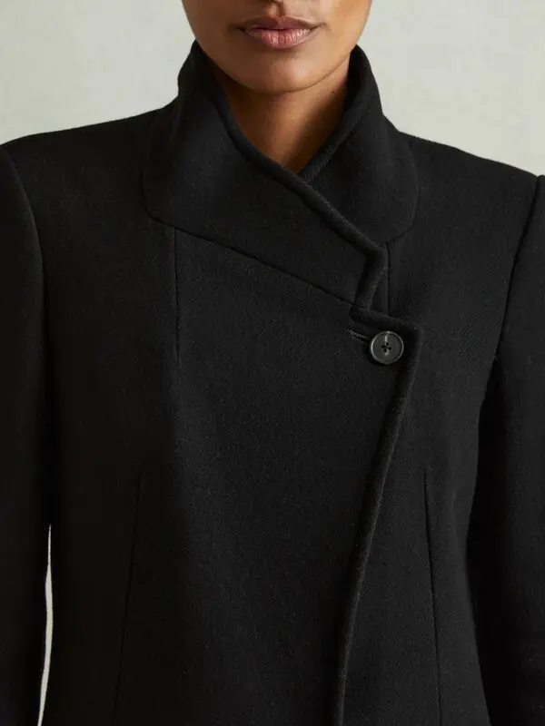 REISS Maude Wool-blend Longline Coat