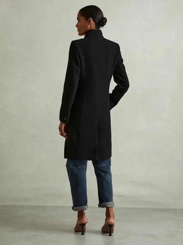 REISS Maude Wool-blend Longline Coat