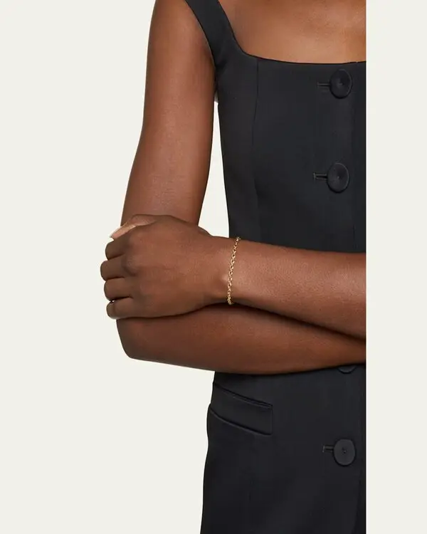 Lizzie Mandler 18k Yellow Micro Chain Bracelet