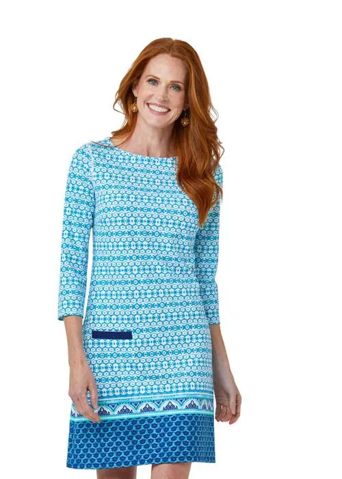 CABANA LIFE Shift Dress - Aurba Blue