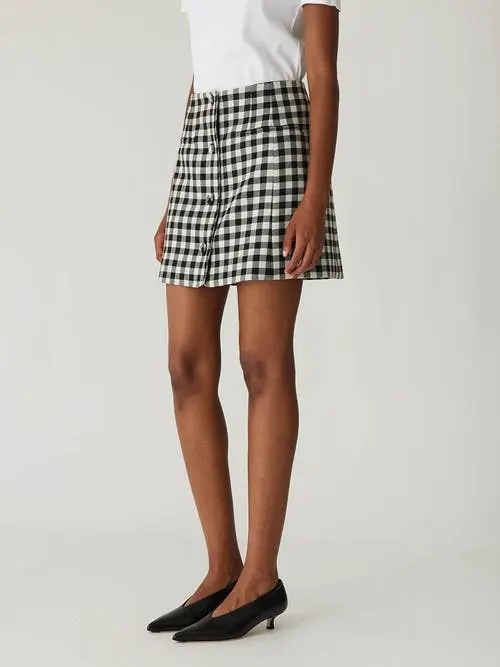 Rebecca Taylor Phillipa Checked Skirt