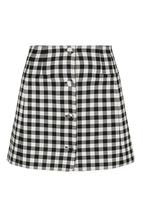 Rebecca Taylor Phillipa Checked Skirt