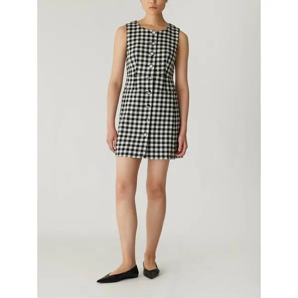 Rebecca Taylor Phillipa Check Mini Dress
