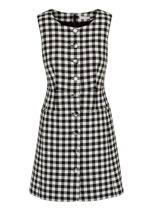 Rebecca Taylor Phillipa Check Mini Dress