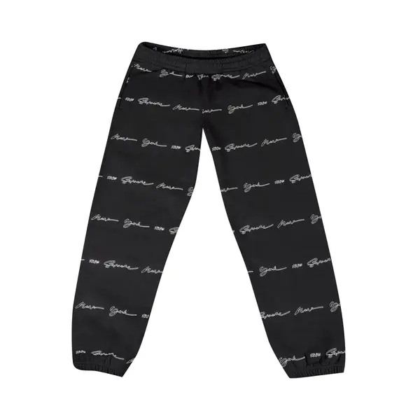 Supreme Script Stripe Sweatpant - Black