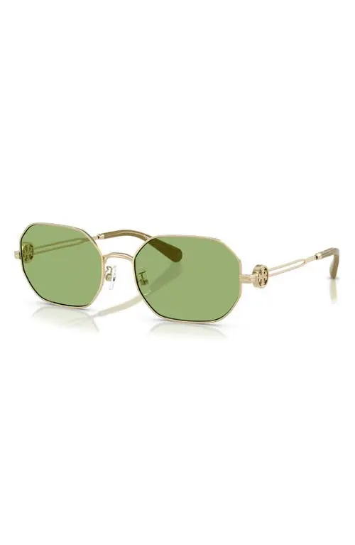 Tory Burch 55mm Irregular Sunglasses - Gold Pink