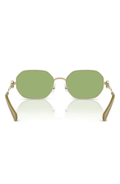 Tory Burch 55mm Irregular Sunglasses - Gold Pink