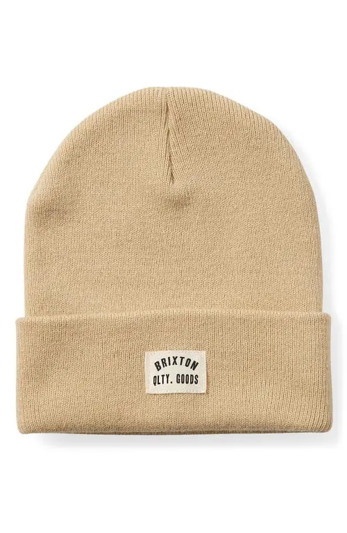 Brixton Woodburn Watch Cap Beanie - Biscotti