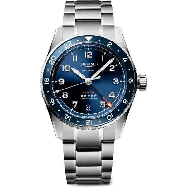 LONGINES Spirit Zulu Bracelet Watch - Silver/ Steel