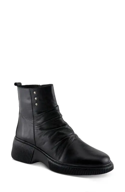 SPRING STEP SHOES Nayana Platform Bootie - Black