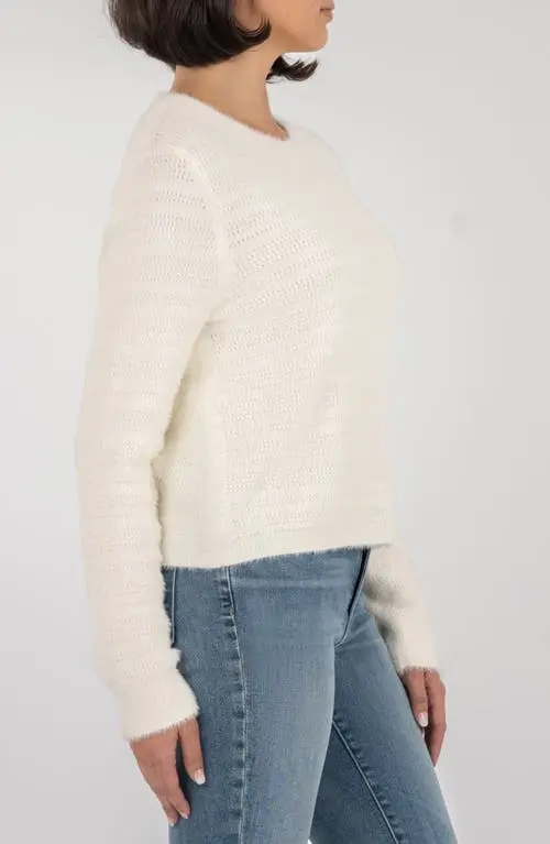 Kut From The Kloth Maxine Fuzzy Sweater - Ivory