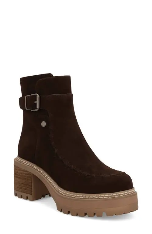 Mia Toula Platform Bootie - Espresso P