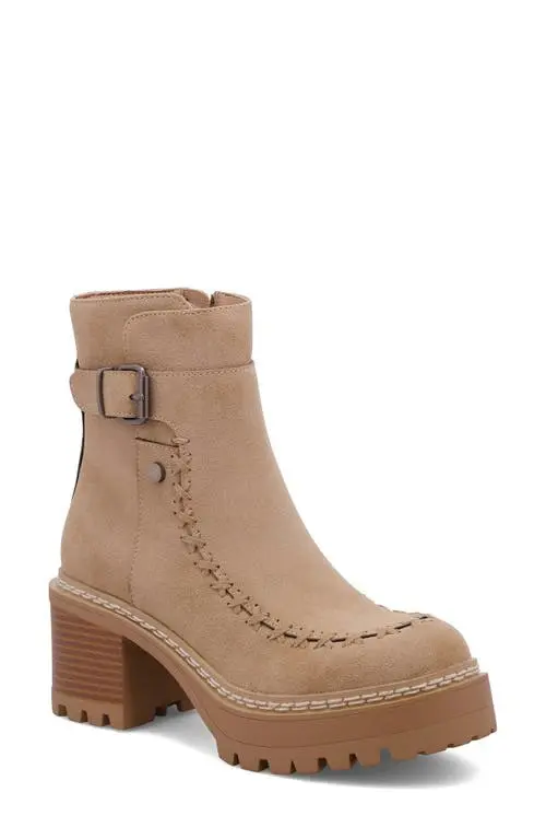 Mia Toula Platform Bootie - Sand