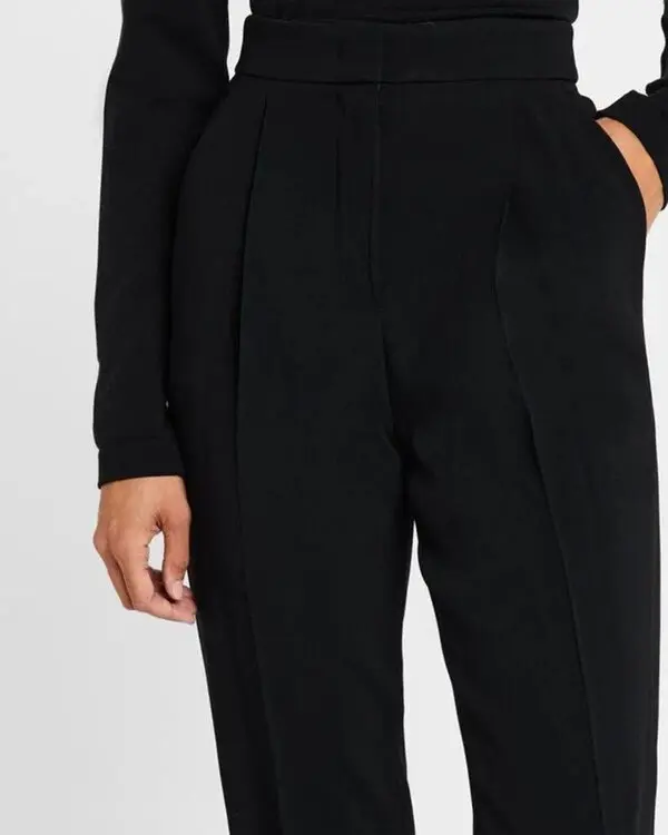 Emporio Armani Pleated Tapered Trousers