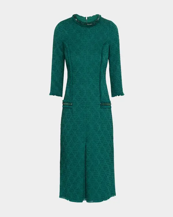 teri jon emerald green dress Petal and Pup Women's Laurel Velvet Midi Dress