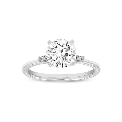 LUVMYJEWELRY Liora 1.6 Ctw Lab Grown Diamond 14k Gold Ring - 14k White Gold