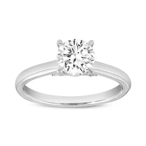 LUVMYJEWELRY Keira 1.15 Ct Lab Grown Diamond Ring - 14k White Gold