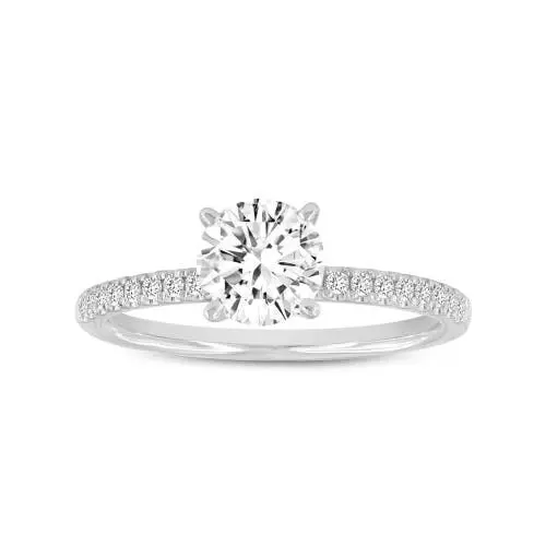 LUVMYJEWELRY Kara 1.15ct Lab Grown Diamond Ring - 14k White Gold