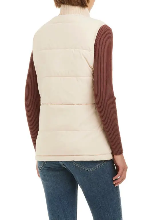 Sanctuary Reversible Cable Stitch And Puffer Vest
