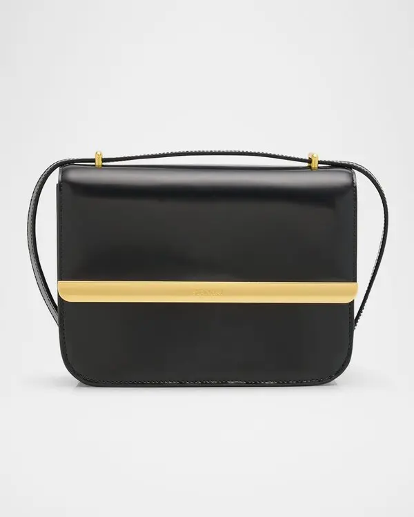 Simkhai Remy Flap Leather Crossbody Bag