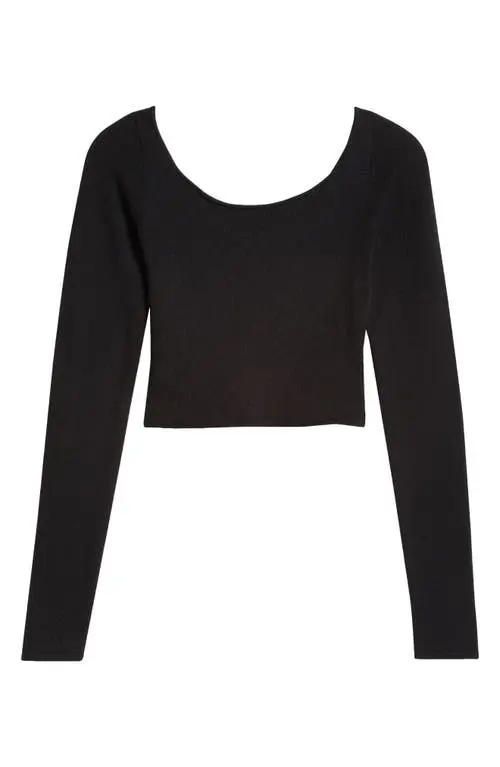 FLORENCE BY MILLS Cross Back Crop Sweater