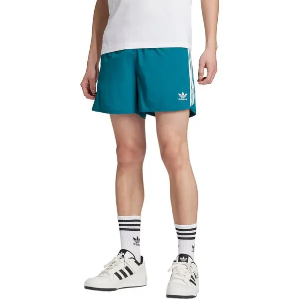Adidas Adicolor Recycled Polyester Sprinter Shorts - Legacy Teal